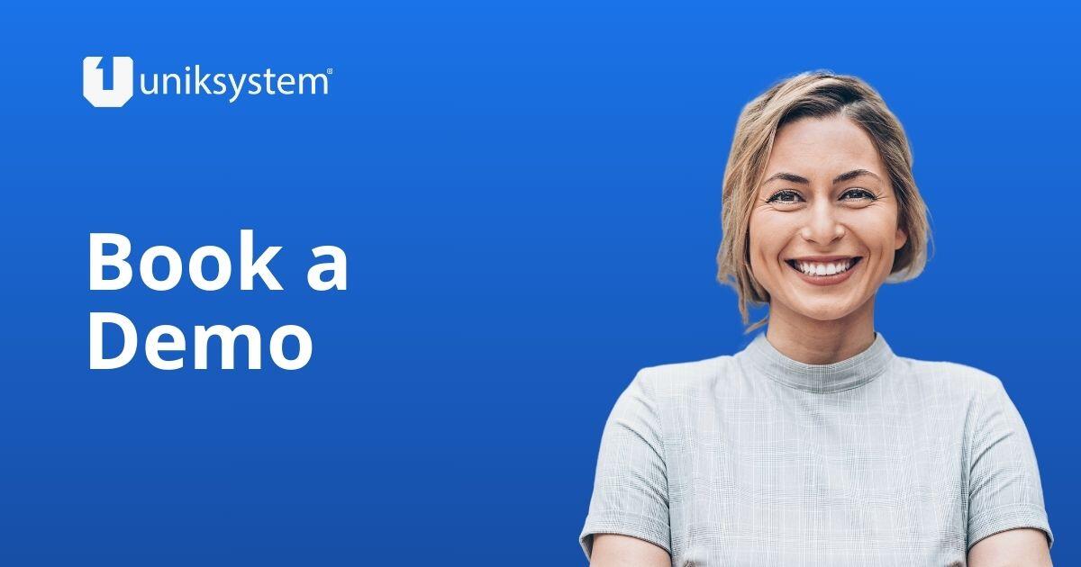 Book a Demo about Finance Solutions - Uniksystem